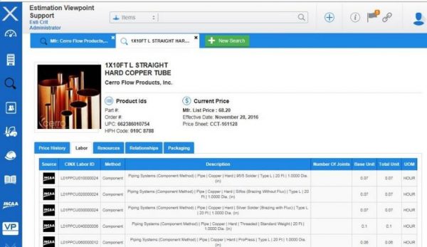 Viewpoint Estimating MEP 11.2 Enhancements | Viewpoint | Trimble